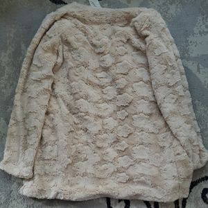 Mystree | Jackets & Coats | Mystree Front Drape Fur Midi Jacket | Poshmark